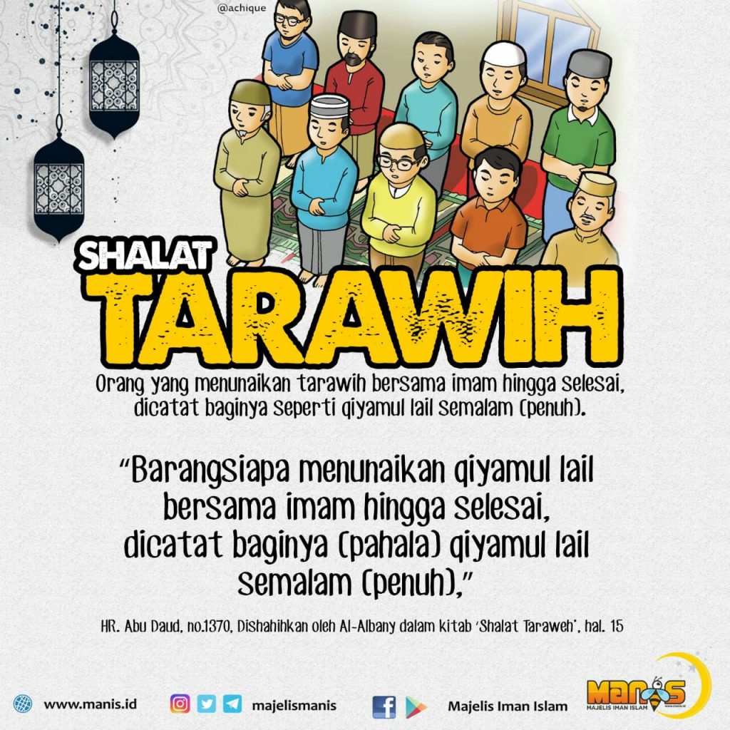 Bacaan yang Dianjurkan dalam Shalat Tarawih dan Witir - Manis
