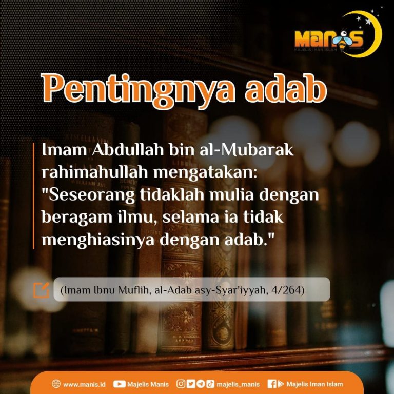 ADAB MURID TERHADAP GURU - Manis