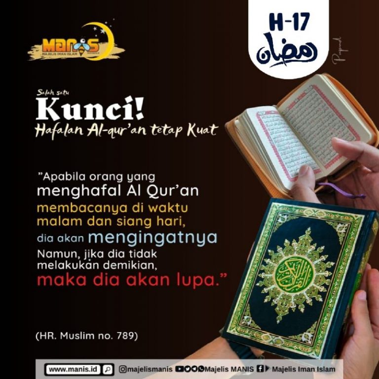 Tips Jitu Jaga Hafalan Quran Agar Tak Mudah Lupa - Manis